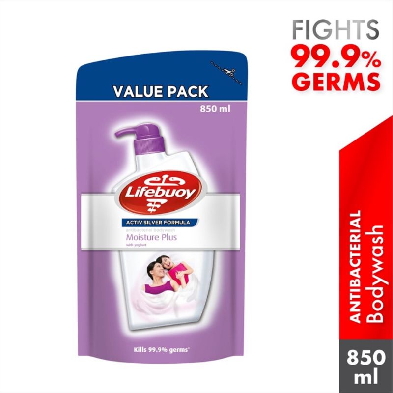 LIFEBUOY MOISTURE PLUS BODY WASH REFILL 850ML | Shopee Malaysia