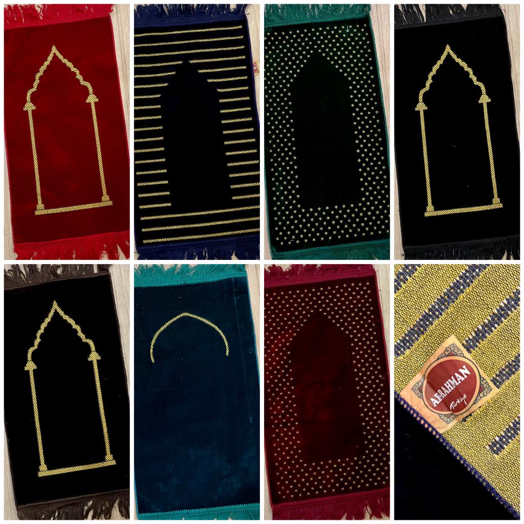 Prostrate prayer mat / Head prayer mat / Mini Ar Rahman prayer mat ...