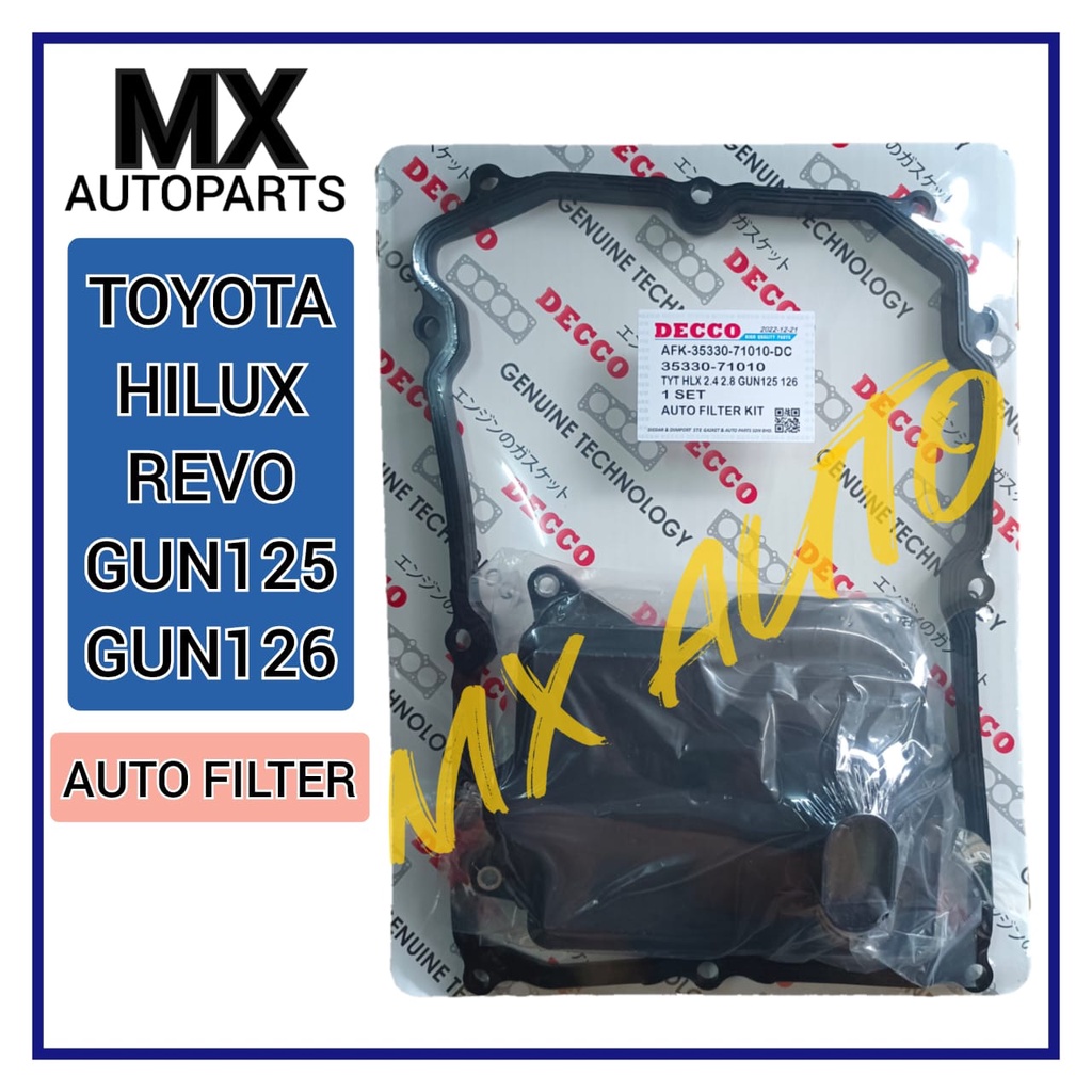 TOYOTA HILUX INNOVA REVO ROCCO GUN125 GUN126 2.4 2.8 AUTO TRANSMISSION ...