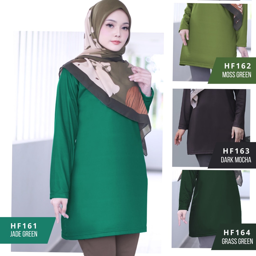T shirt Jersey Basic Plain Humaira Design | Shopee Malaysia