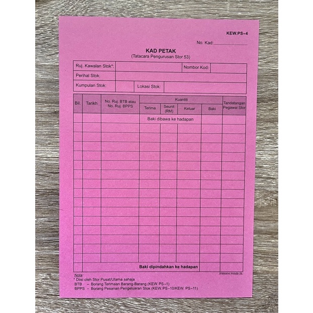 KEW PS4 KAD PETAK 15cm(lebar)X21.5cm(panjang) | Shopee Malaysia