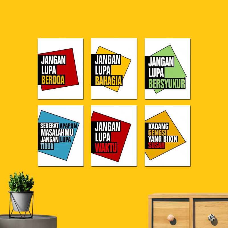 KAYU HIASAN DINDING Office Wall Decoration Workroom Display Wall Decor ...