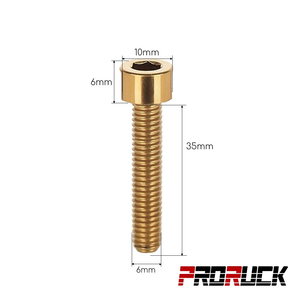 M6 Titanium Screw M6x30 M6x35 M6x40 Titanium Bolts M6 Nut M6 Washer ...