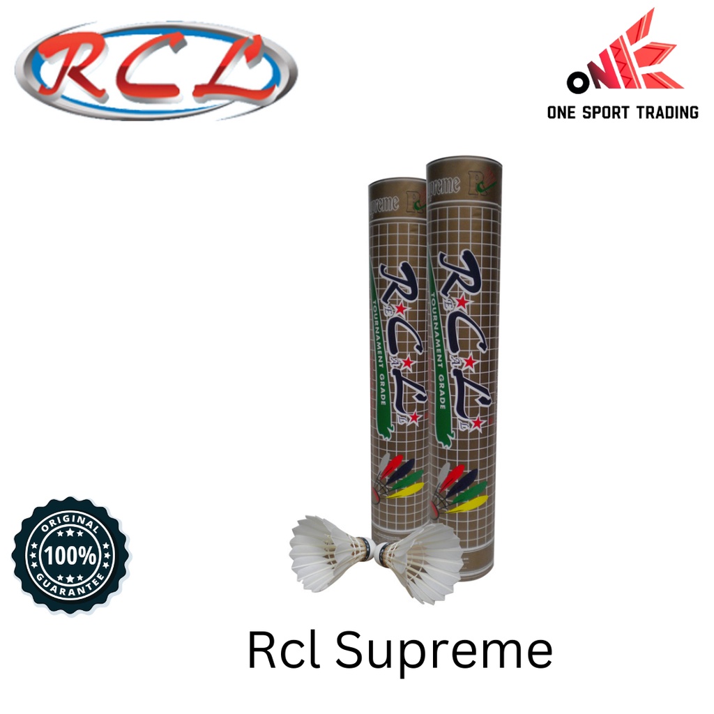 (Ready Stock) RCL Supreme Badminton Shuttlecock (Speed 77) / Rcl Supreme Bulu Tangkis / 100% ...