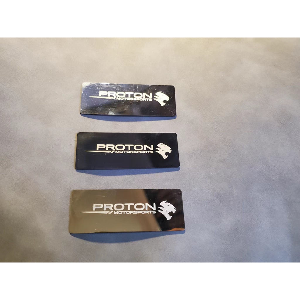 Proton Logo Stainless Steel Part Car Spoiler Badge Emblem Logo for ...