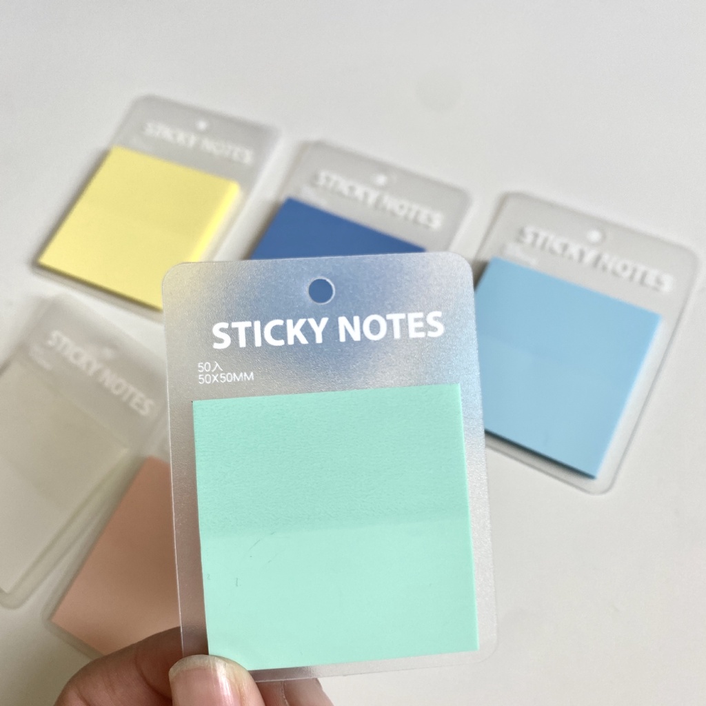 Transparent Sticky Notes Waterproof Bookmark Stickers INS Style Sticky ...