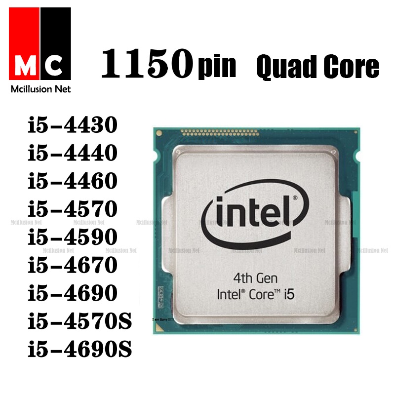 【Ready Stock】Intel Core I5 4440 4460 4570 4590 3.2G Desktop Processor ...