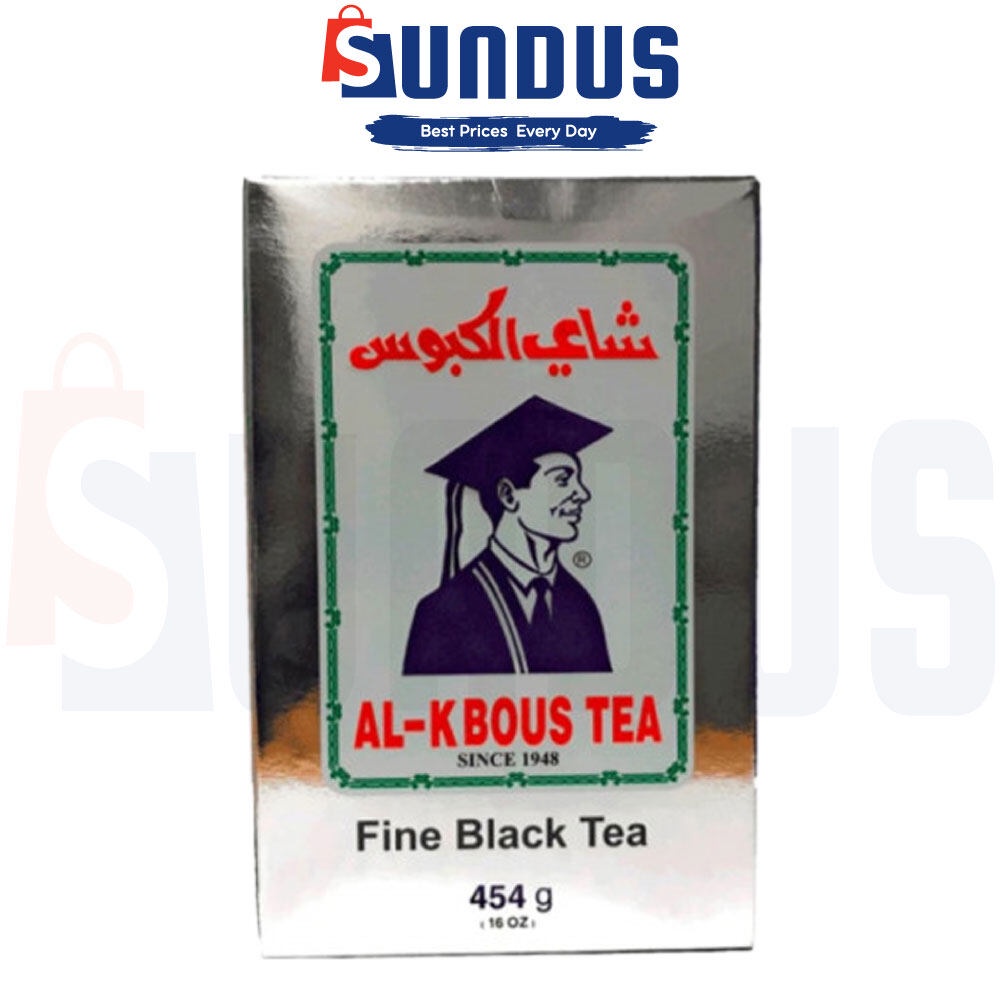 Al Kbous Tea Premium Arabic Tea (100 Enveloped Black Tea Bag / Fine ...