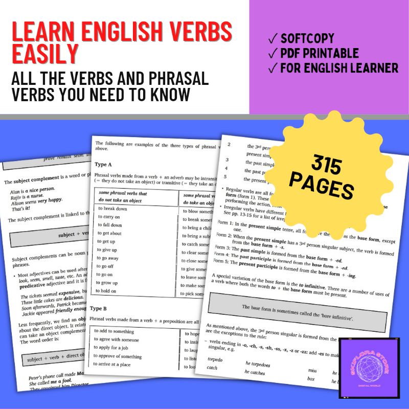 [SS148] Learn English Verbs Easily | All the Verbs and Phrasal Verbs ...