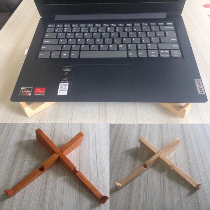 KAYU Cross Laptop Stand Laptop Stand Laptop Stand Wooden Placemat ...