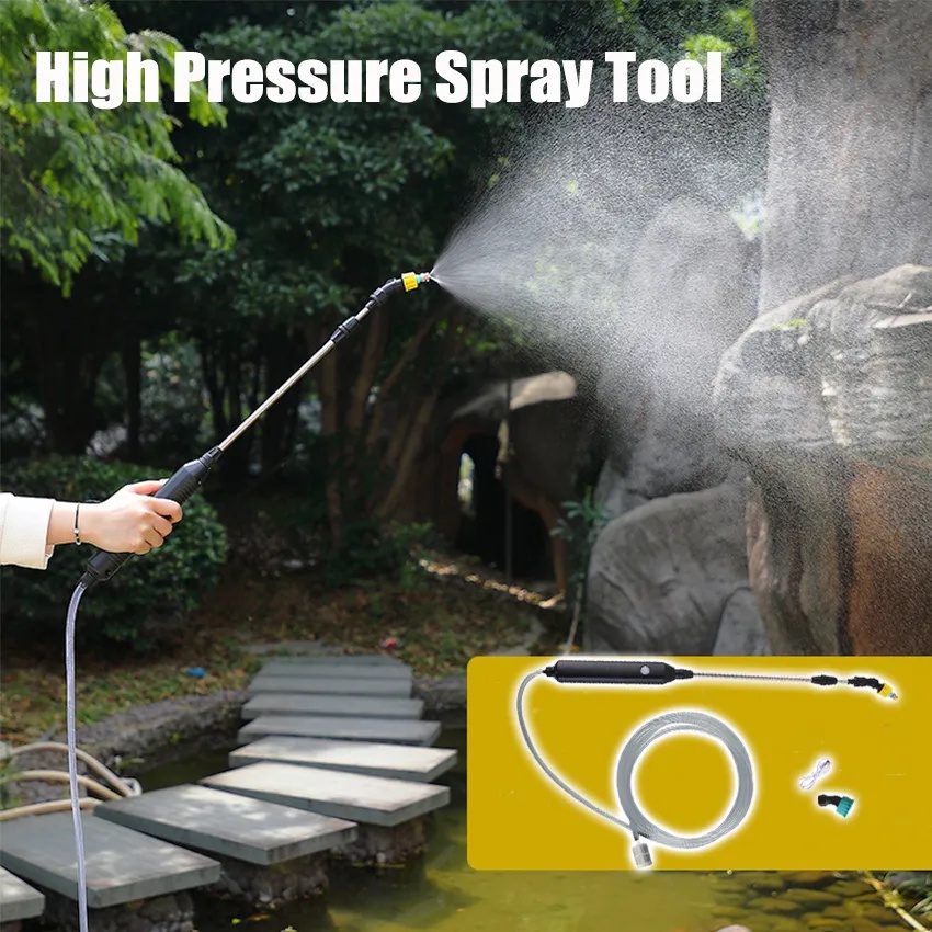 5M Electric Sprayer Portable Automatic Electric Spray Water Gun Garden ...
