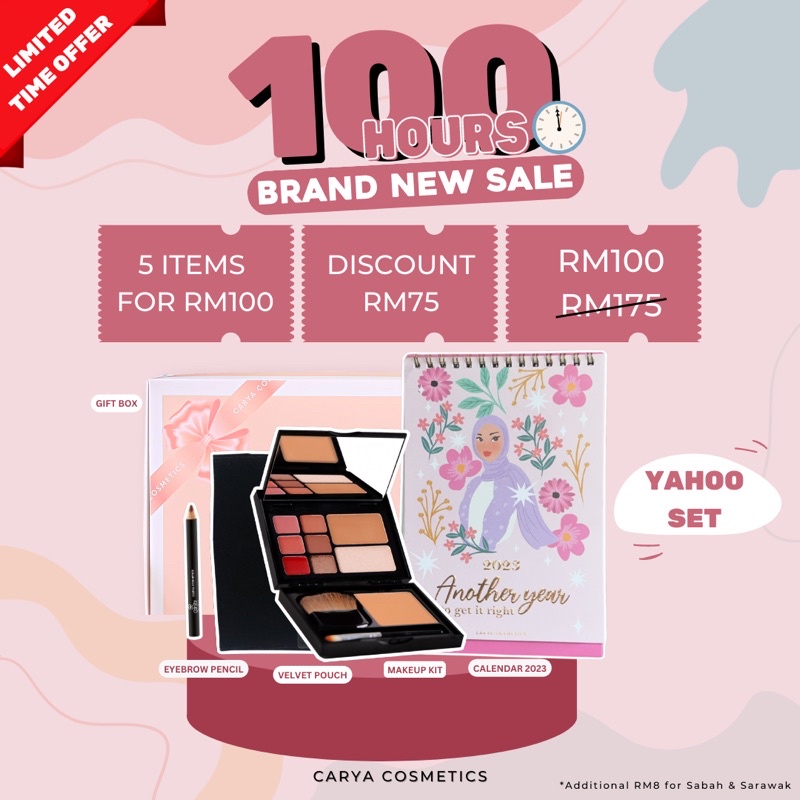 FREE 2023 CALENDAR YAHOO SET CARYACOSMETICSHQ | Shopee Malaysia