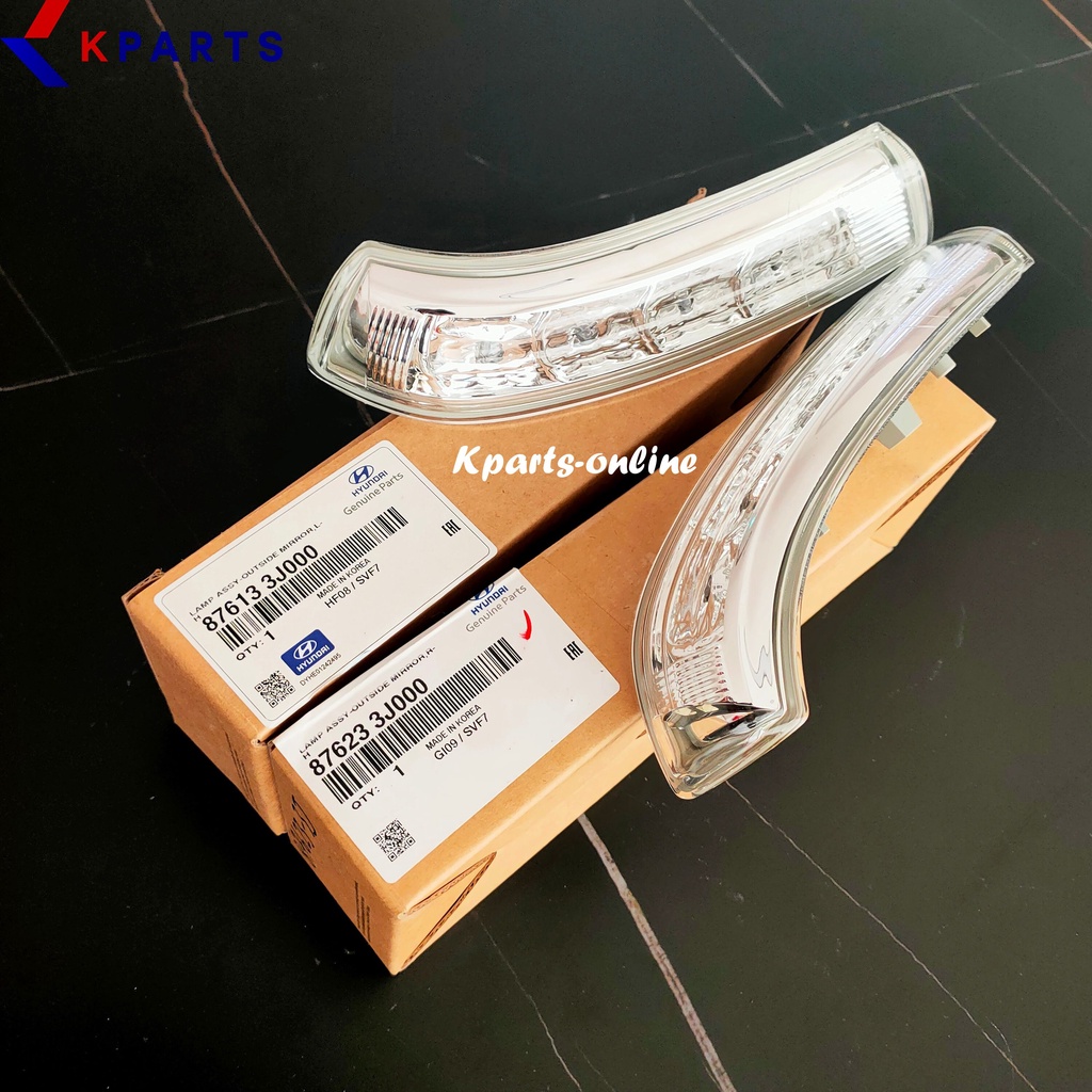 LAMP SIDE MIRROR (LED) - LEFT & RIGHT (GENUINE PARTS) HYUNDAI SANTA FE ...