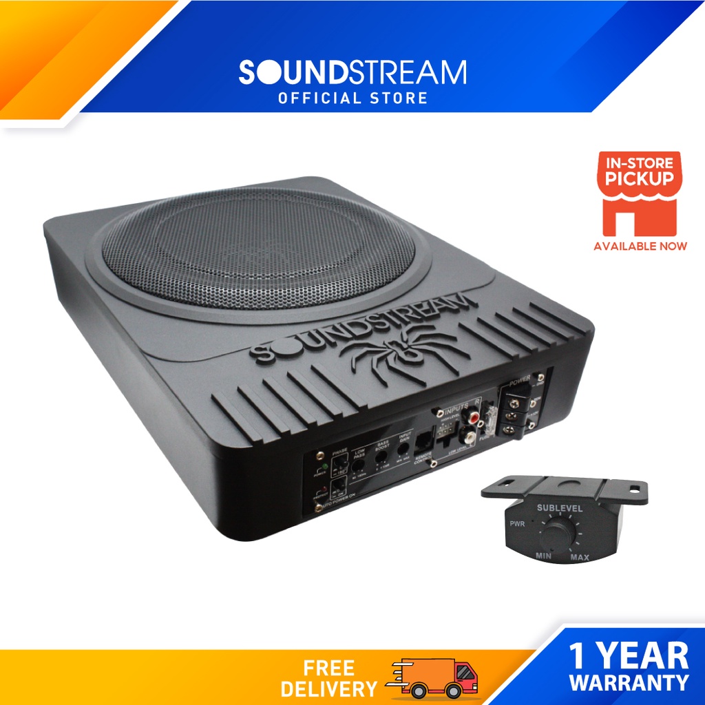 SOUNDSTREAM Active Subwoofer with Amplifier (10") ARN.10AM | Shopee ...