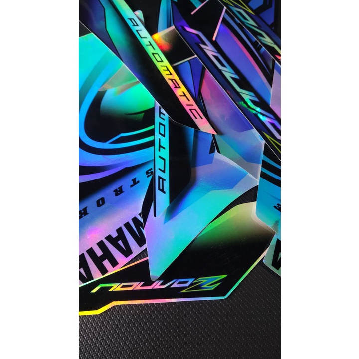 Yamaha Nouvo Z 2007-2008 Full Hologram Standard Striping Sticker ...