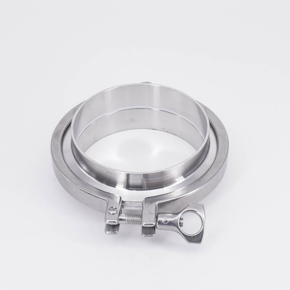 4" Tri Clamp x 102mm Pipe OD + PTFE Strip SUS304 Sanitary Fitting Tri ...