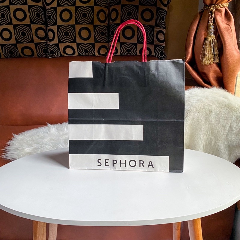 Sephora Paper Bag Original Store Paperbag Mall Wrapping | Shopee Malaysia