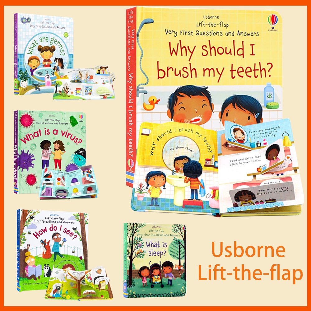 Usborne Lift-the-flap - Very First Questions and Answer series (What ...