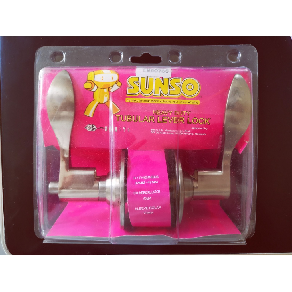 SUNSO TUBULAR LEVEL LOCK | Shopee Malaysia