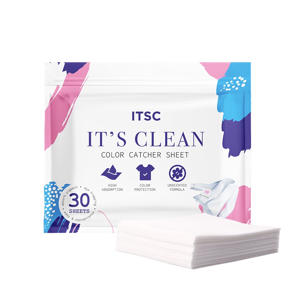 ITSC IT'S CLEAN Color Catcher Sheet 30's | Color Absorbent Anti Dyeing Anti Staining Protect ...