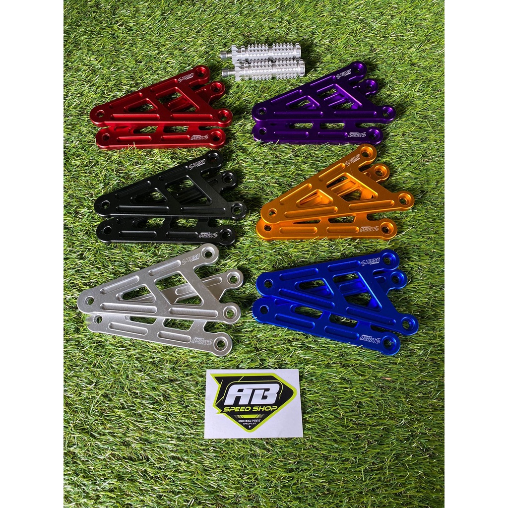 Foot Step Drag/Underbon Matic UB Matic Shijiro Racing Mio CNC Universal ...
