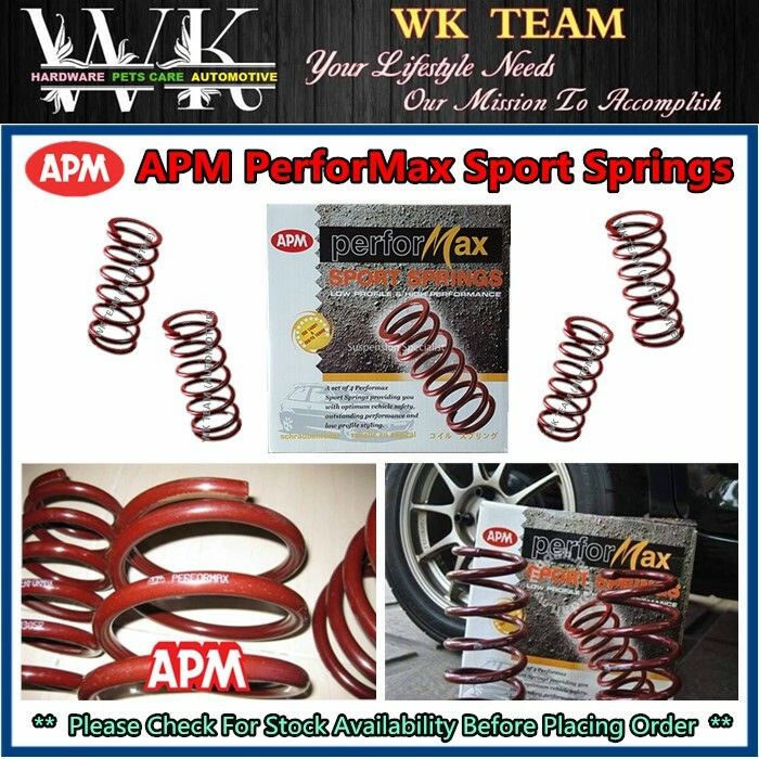 Perodua Alza APM Performax Sport Lowered Coil Spring | Shopee Malaysia