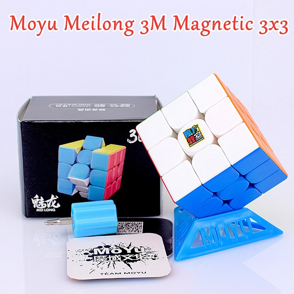 Moyu Meilong Magnetic 3M 3x3 Rubik Cube Speed Rubiks Cube Cubing Classroom Magnets | Shopee Malaysia