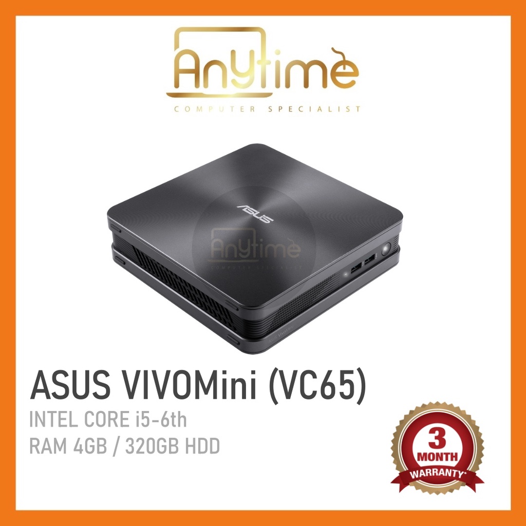 ASUS MINI PC CORE i5-6th GEN (VC65) WINDOWS 10 MINI COMPUTER DESKTOP ...
