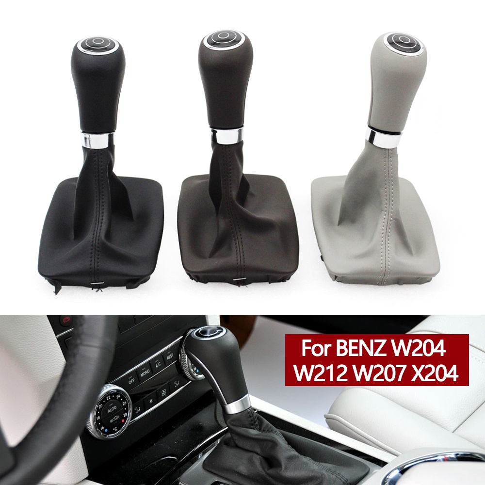 Car Automatic Car Gear Shift Knob Shifter Lever Gaiter Boot Cover For ...