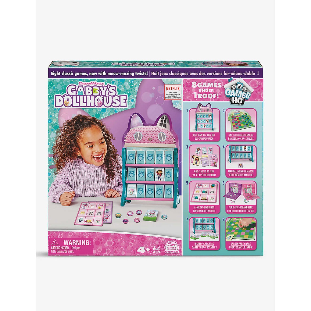 BOARD GAMES DreamWorks Gabby's Dollhouse Games HQ board game | Shopee ...