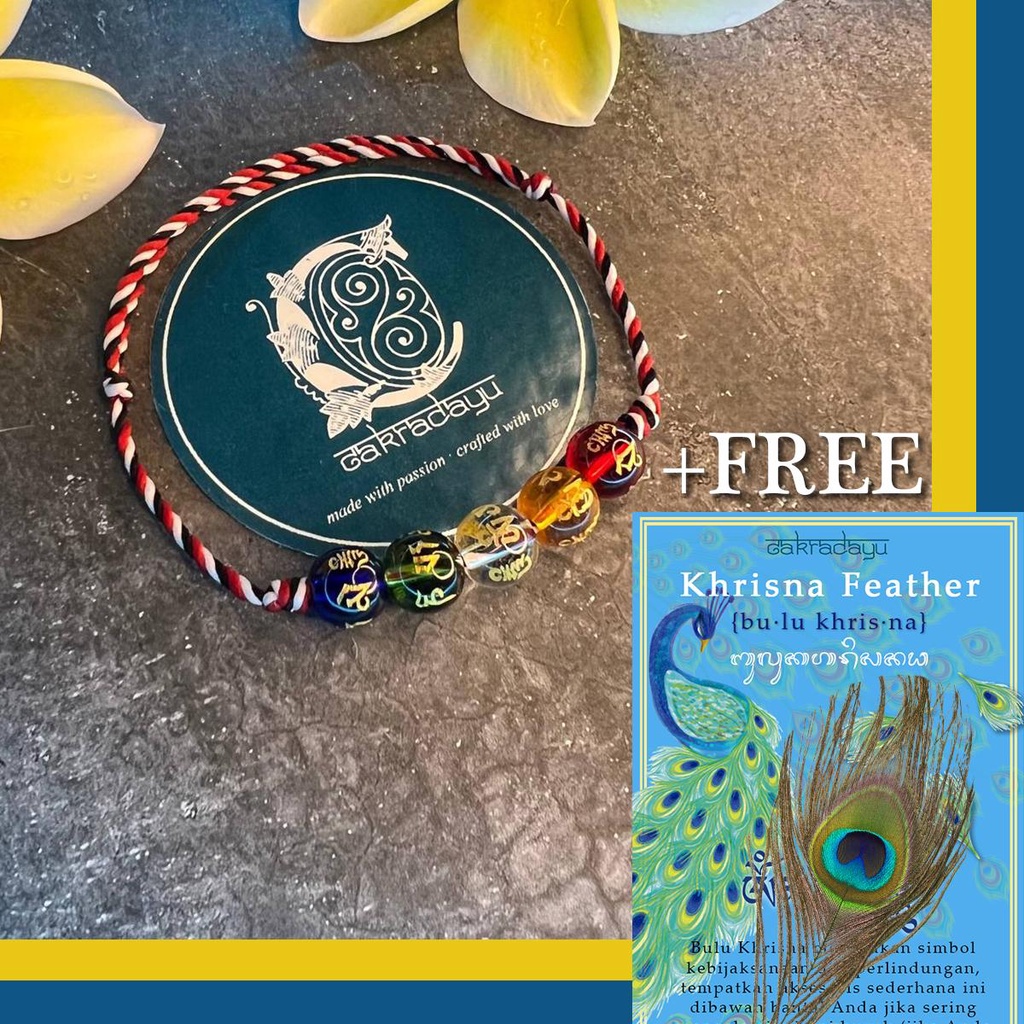 Cakradayu original Balinese Tridatu Panca Crystal Aura Success Bracelet ...