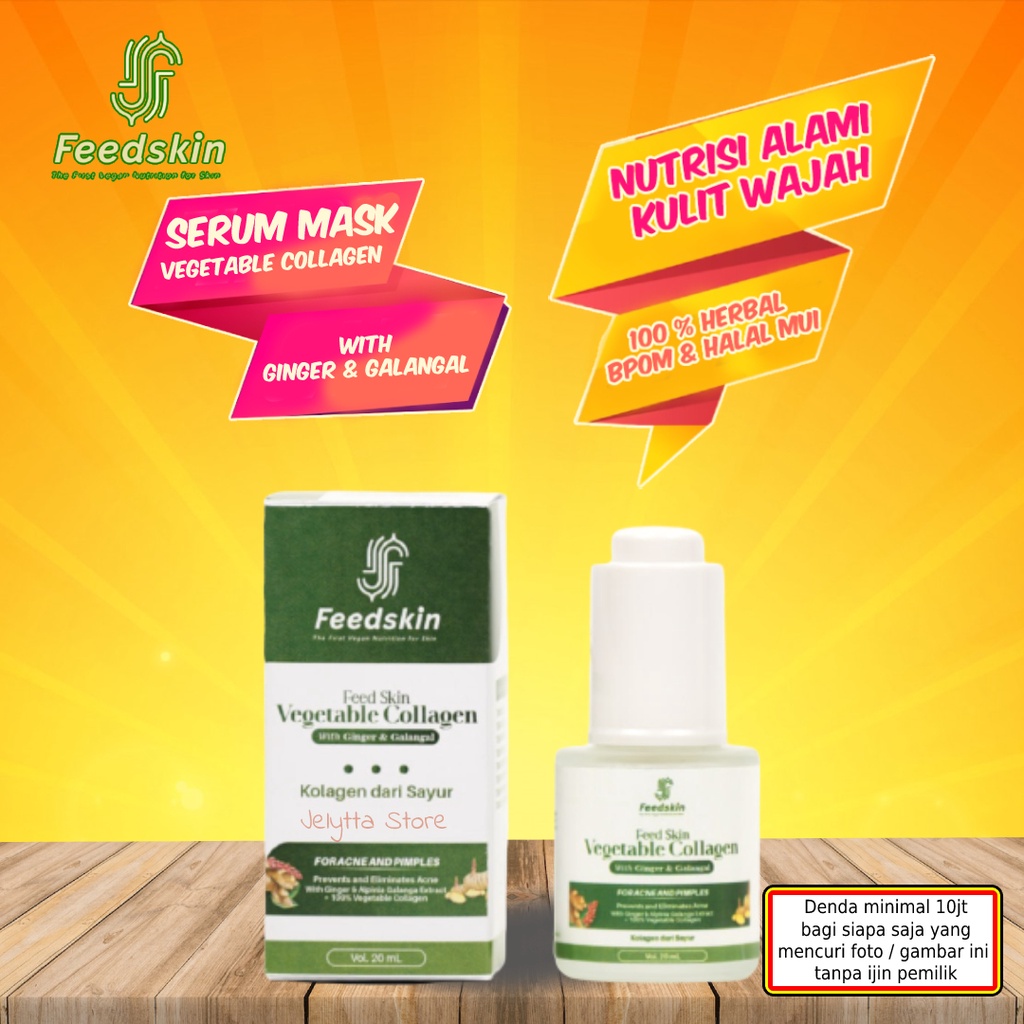 Feed Skin Salina Herbal I Feed Skin Natural Serum Mask Vegetable ...