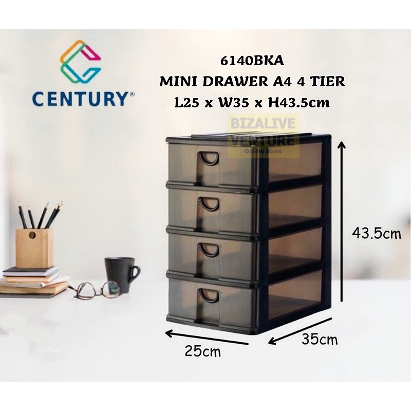 Century Mini Drawer Tier 4 A4 Drawer Paper Drawer Document