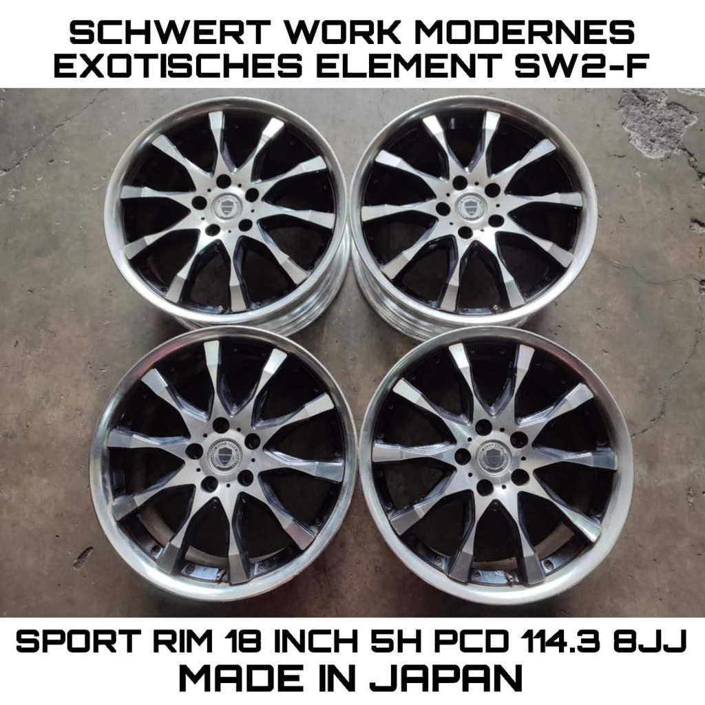 Schwert Works Modernes Exotisches Element SW2 Sport Rim 18 Inch 5H Pcd ...