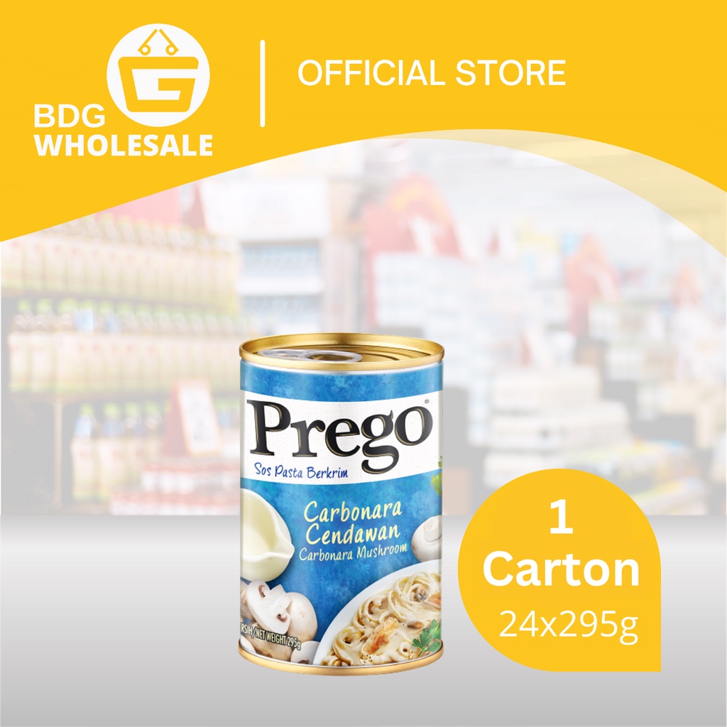 Prego Carbonara Mushroom 24 x 295g | Shopee Malaysia