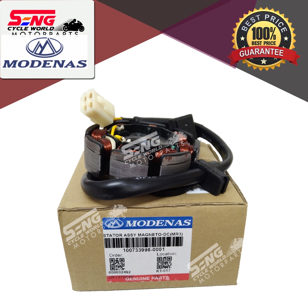 MODENAS MR3 FUSE COIL SET (DC) (1007339980001) ORIGINAL | Shopee Malaysia