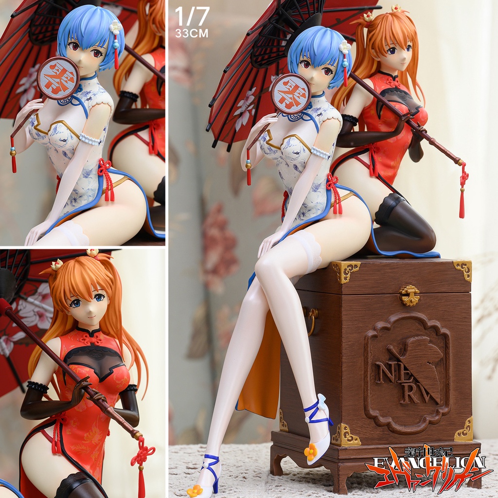 Apr Studio Rebuild of Evangelion The Great War Judge Day Asuka & Rei Ayanami Rey And Lanley ...
