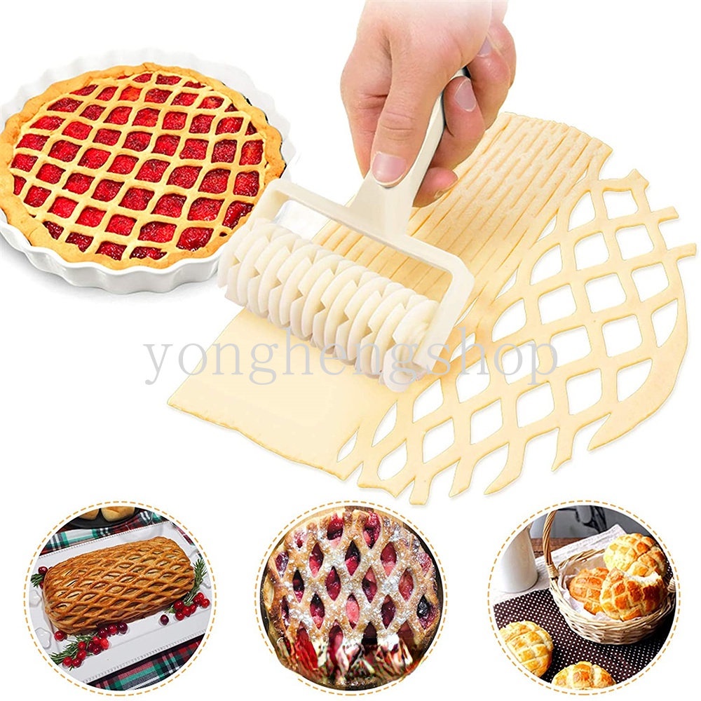 Pie Pizza Lattice Roller Cookie Cutter Pastry Baking Tool Bakeware ...