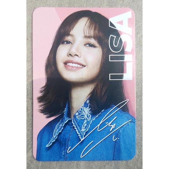 Photocard Blackpink X Oreo (Lisa version) | Shopee Malaysia