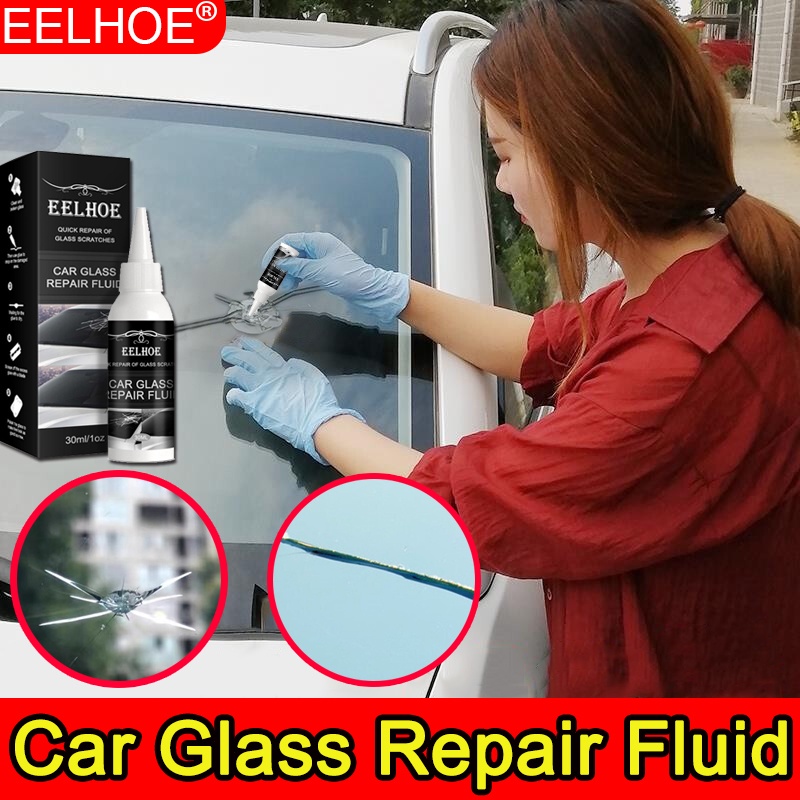 One bottle to solve, fast repair!windshield adhesive fluid scratch ...