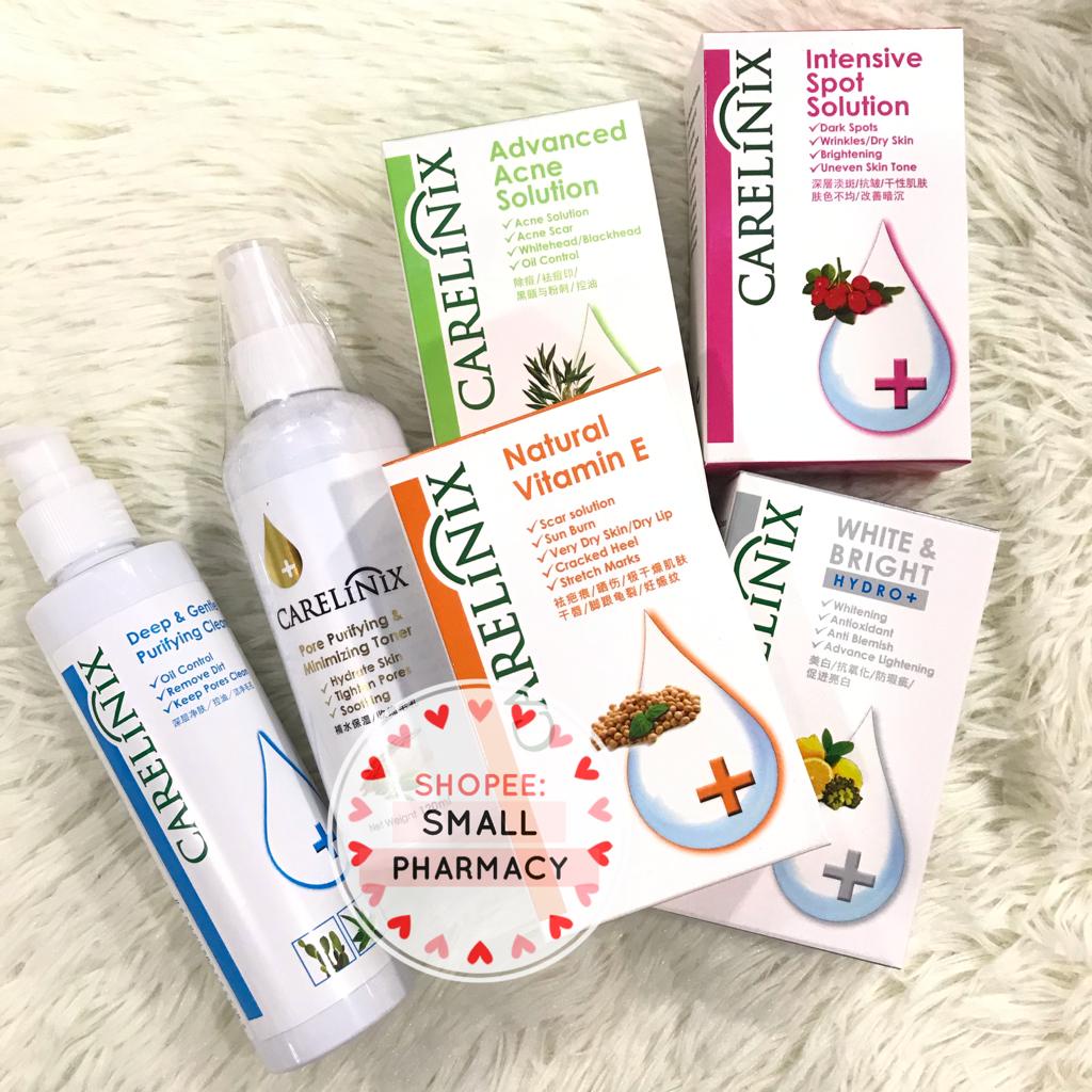 CARELINIX ORGANIC SKIN SOLUTION (Cleanser / Toner/ White & bright ...