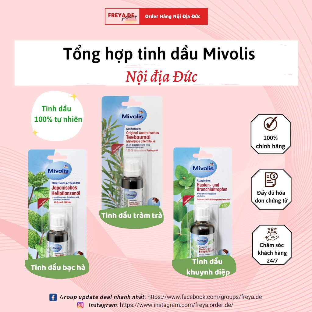 [DOMESTIC Germany] Mivolis pure eucalyptus essential oil 50ml ...