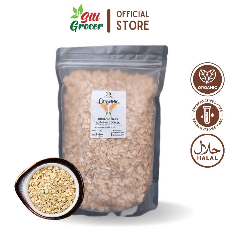 DESUMO Organic Rolled Oat No Preservative Organik Oat Tanpa Bahan ...
