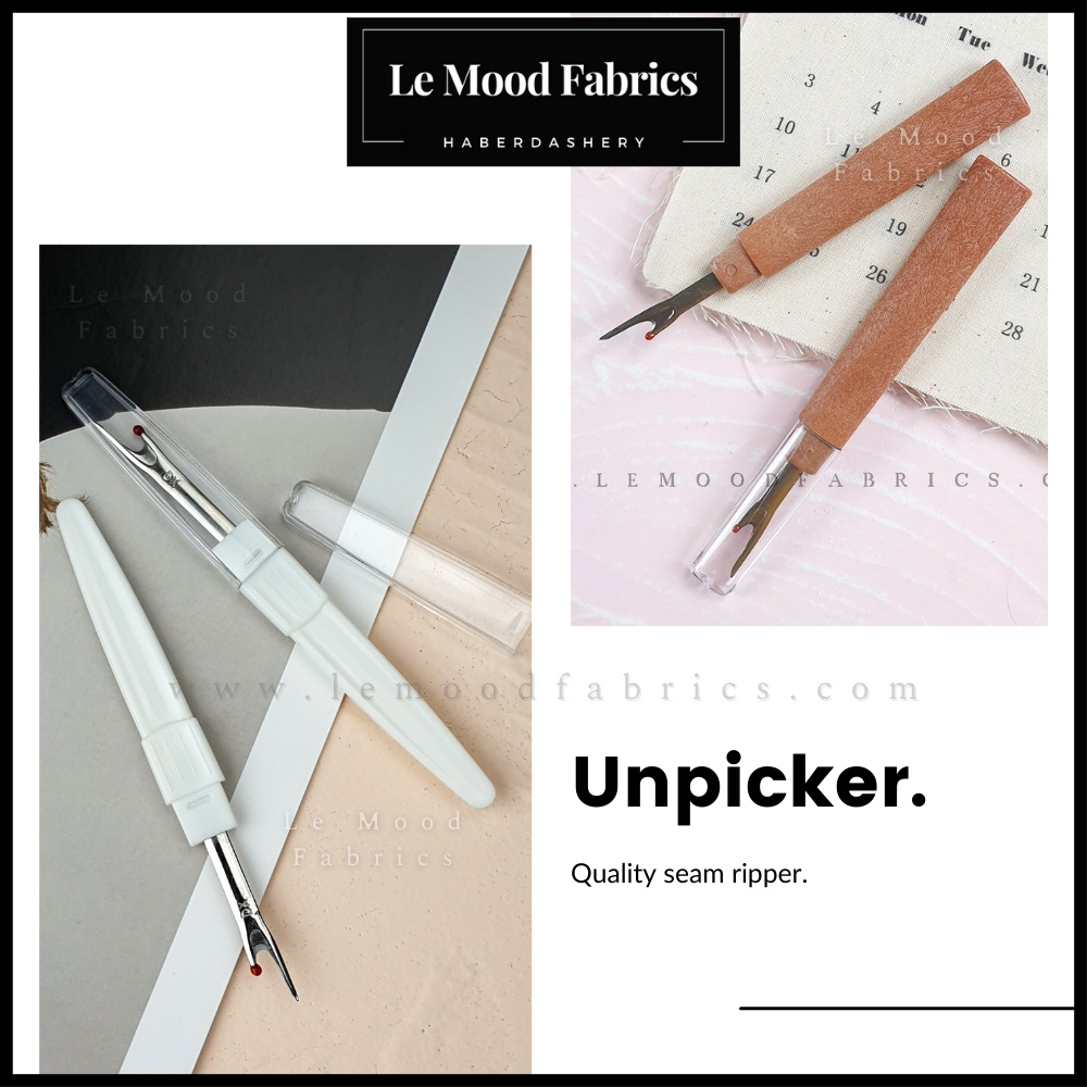 Le Mood Unpicker Thread Cutter Seam Ripper Cutter Penetas Jahitan ...