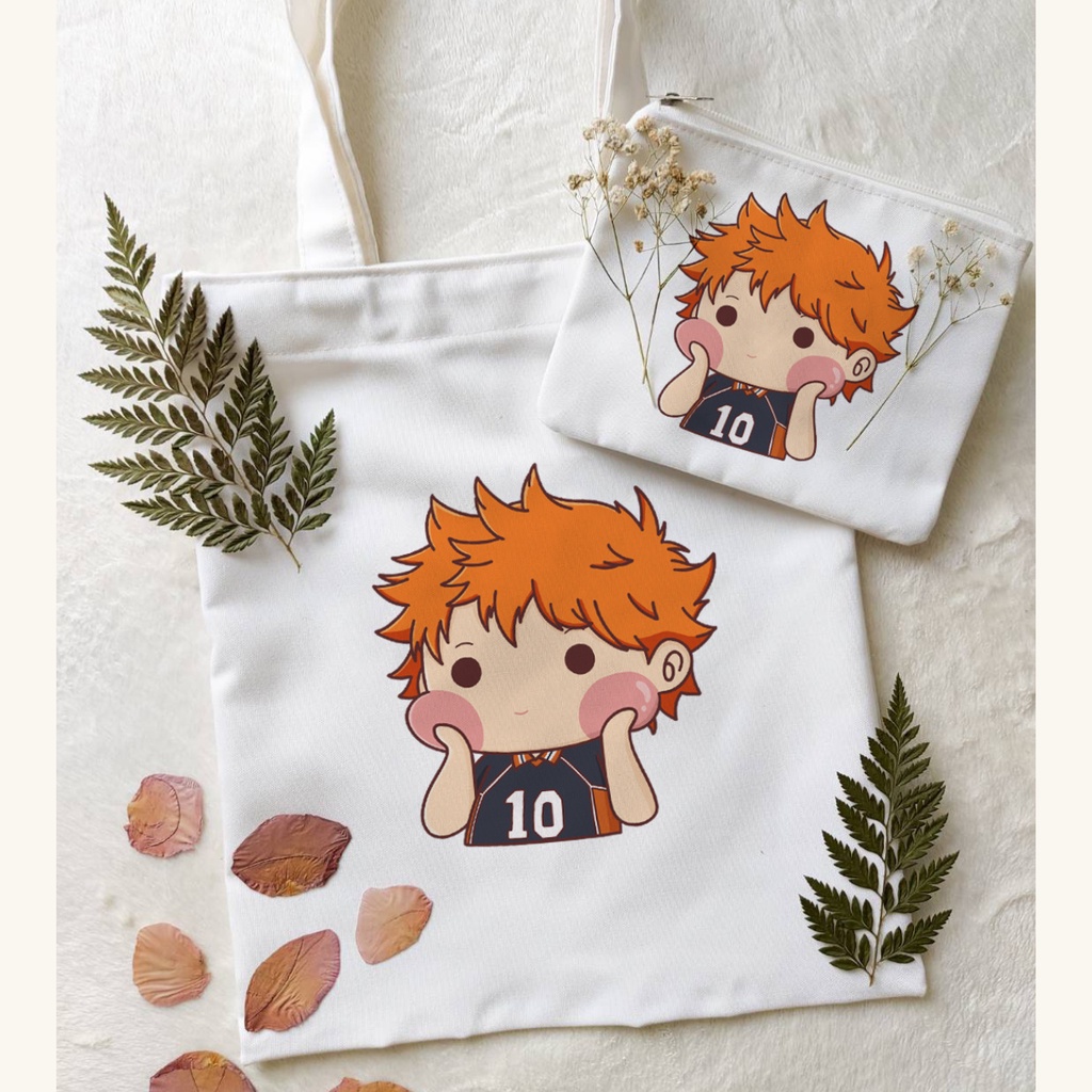 Haikyuu!! Tote BAG + PENCIL CASE ANIME / ANIME KIT / ANIME FANKIT ...
