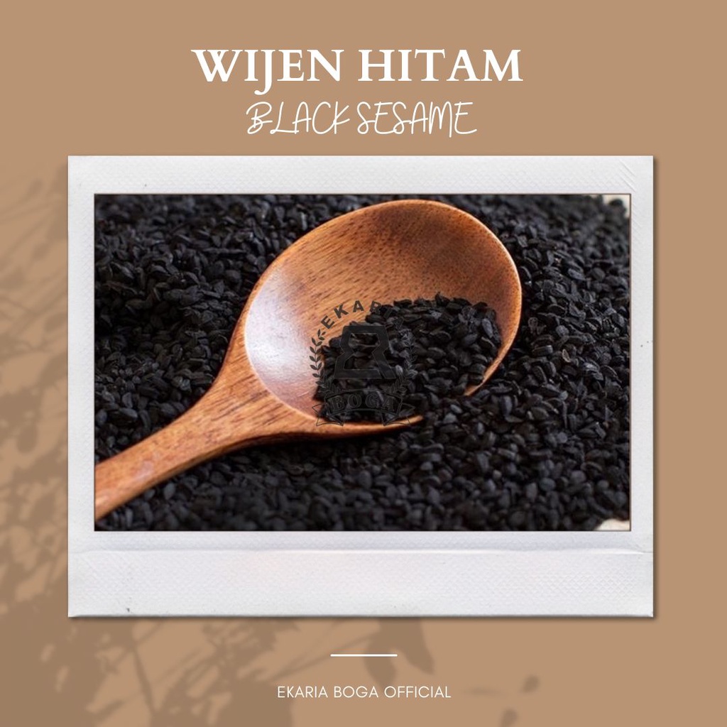 HITAM Sesame | Sesame Seeds | Black Sesame 250GR - 1KG | Shopee Malaysia