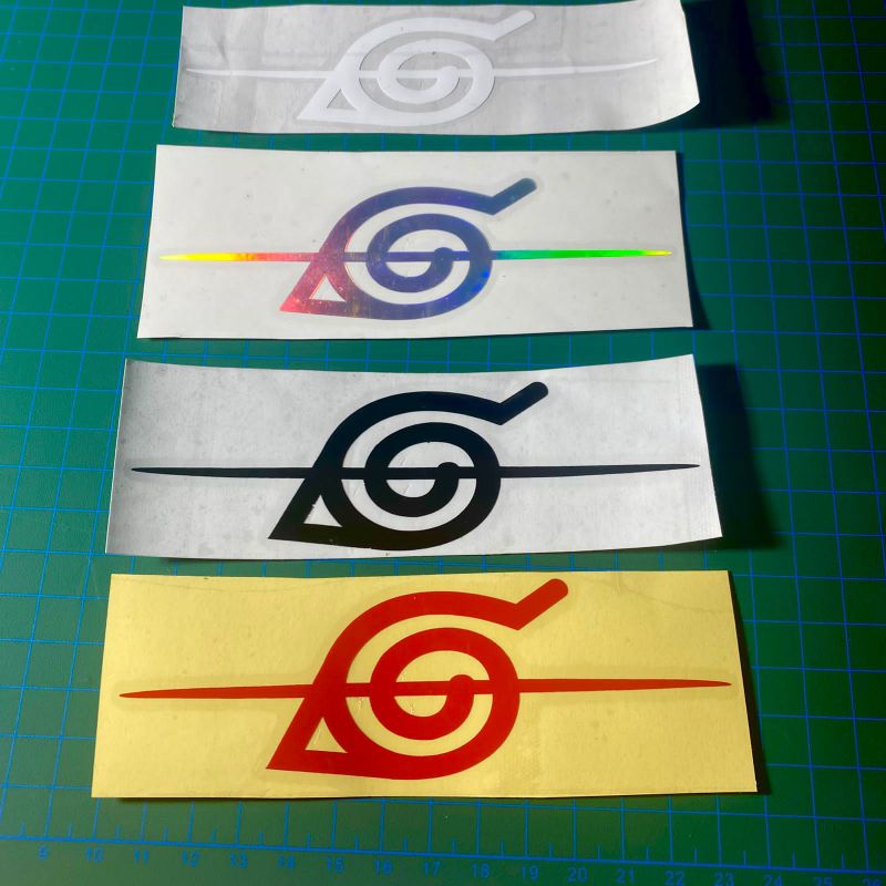 Konoha akatsuki itachi uchiha logo sticker cutting anime sticker ...