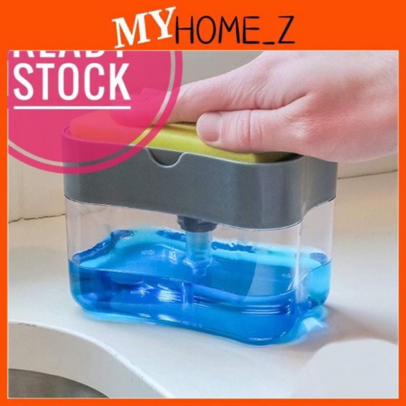 Alat Simpan Sabun Basuh Pinggan Mudah Span Serap Dishwash Dispenser ...