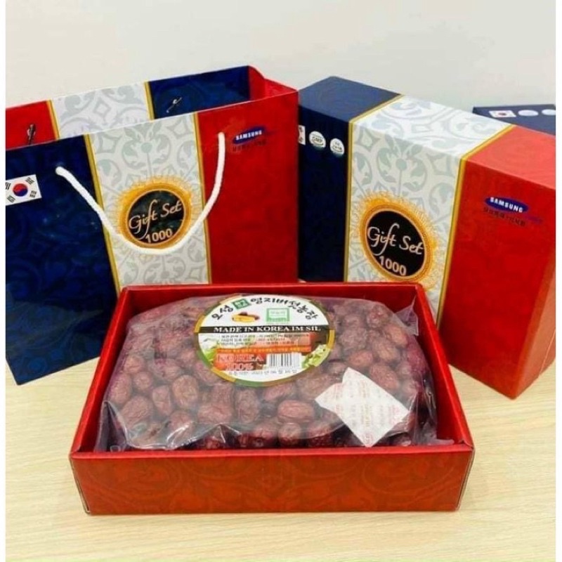 [3 Stripes APPLES] PREMIUM KOREAN DRIED RED APPLES, 1KG BOX - GIFT CNY ...