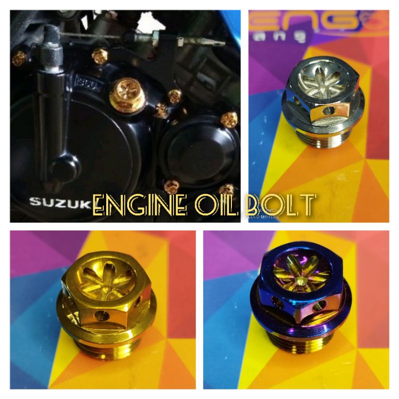 HENG ENGINE OIL BOLT YAMAHA SUZUKI BOLT | Shopee Malaysia